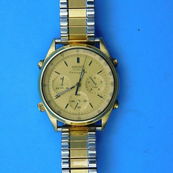 Vintage Mens Seiko 7A28-7029 Quartz Chronograph Wrist Watch | WatchCharts