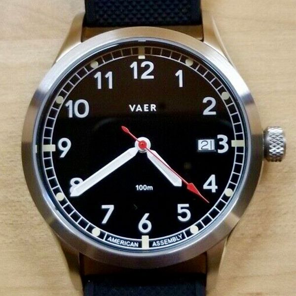 FS: Vaer C5 Heritage Field Watch Black Dial Asking $119 | WatchCharts