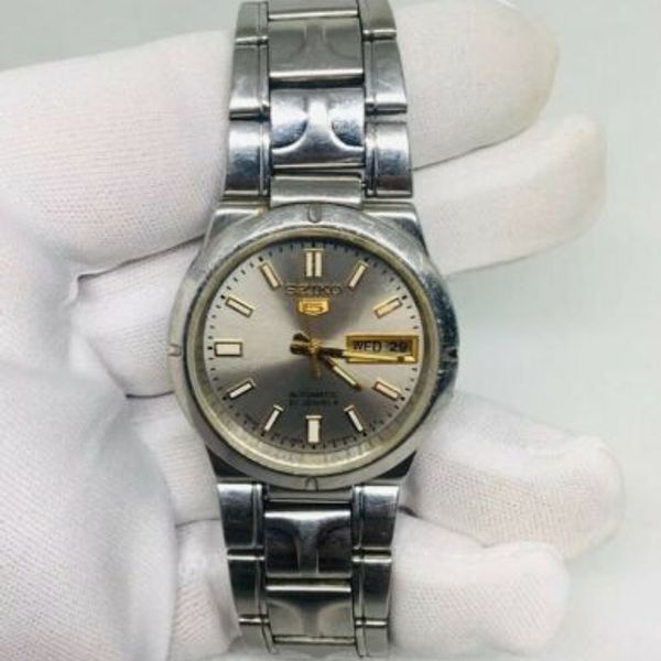 Vintage Seiko 5 Automatic 4227-00E0 21 Jewels S.Steel Men's Watch ...