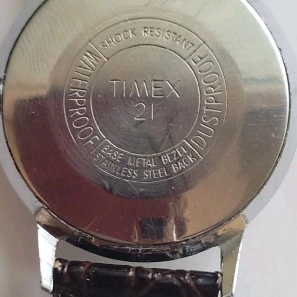 Timex 21 Jewel Vintage Menâ s Mechanical Watch 1960s WORKING ...