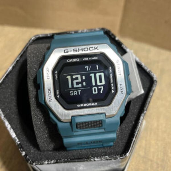 Casio G-Shock Mens GBX-100-2DR Digital G-Lide Wrist Watch - Teal ...