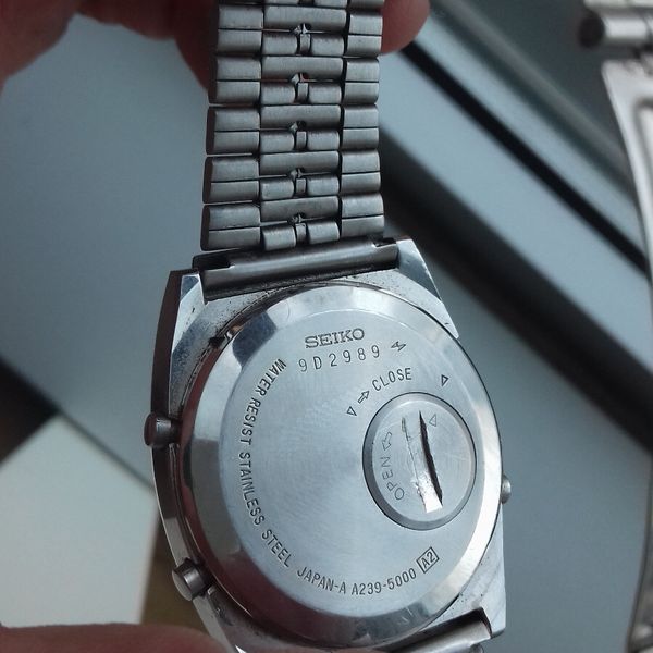 SEIKO VINTAGE (70 Ì s) DIGITAL A239-5000 WORLD TIMER CHRONOGRAPH WATCH ...