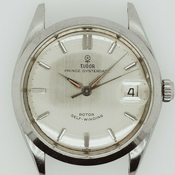 Tudor Rolex Vintage Prince Oysterdate steel gents automatic watch 7966 ...