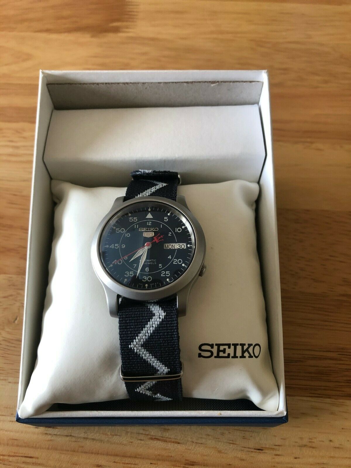 Seiko 5 Automatic SNK807 Watch Royal Navy Fleet Air Arm Custom ...