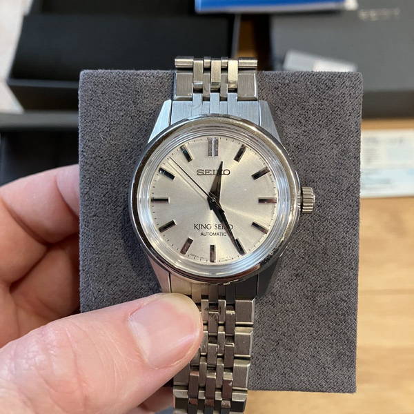 Men's King Seiko Mechanical Automatic Silver Wrist Watch SPB279 ...