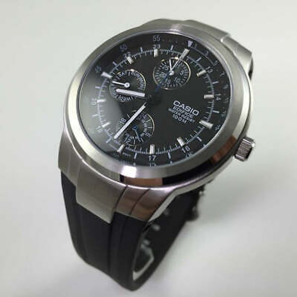 Men's Casio Edifice Muli Function Watch EF305-1AV | WatchCharts