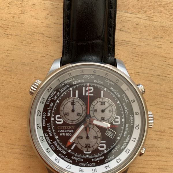 Citizen Eco Drive WR 100 Men's Chronograph Watch | WatchCharts Marketplace