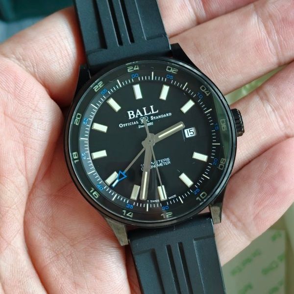 Ball Roadmaster GMT Hydrocarbon Limited Edition Watch | WatchCharts ...