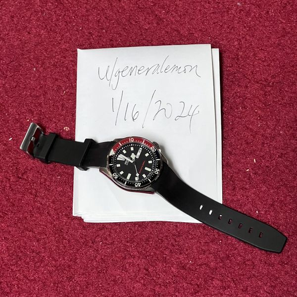 [WTS] Seiko SKX173 Tudor mod with titanium case and lots of lume ...