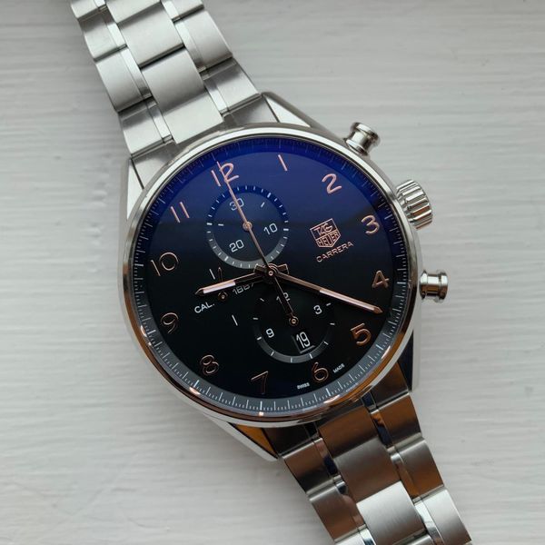[WTS/WTT] TAG Heuer Carerra Calibre 1887 Black Dial Rose Gold CAR2014 ...