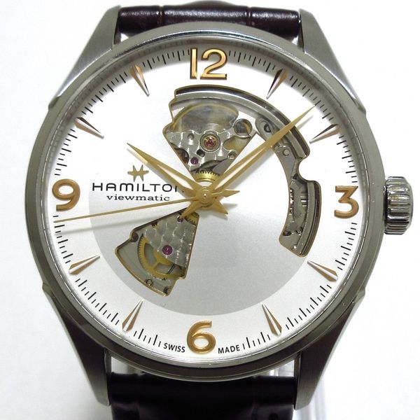 [New] [Used] HAMILTON (Hamilton) Jazzmaster Open Heart Watch Leather ...
