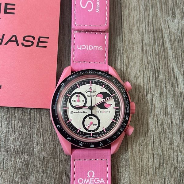 swatch omega pink | WatchCharts Marketplace