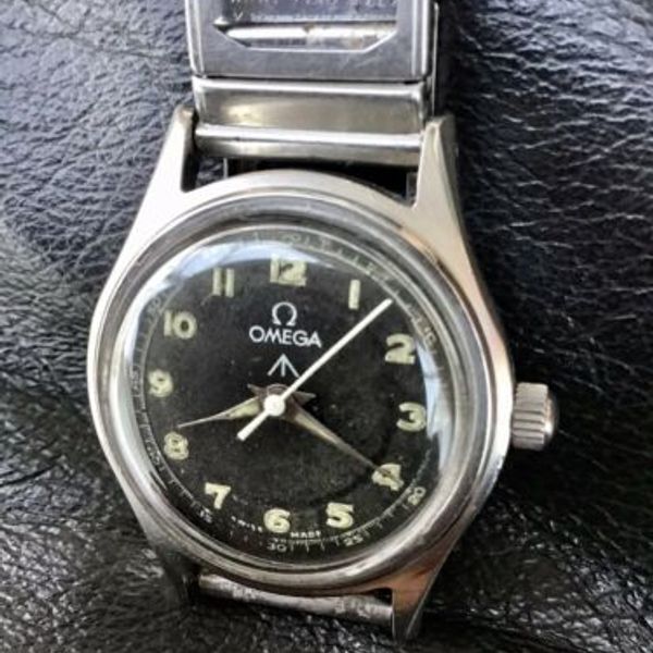 Omega WW2 Military Issue Watch Rare 1940’s Stainless Steel ...