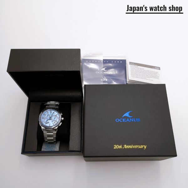 CASIO OCEANUS 20th Anniversary OCW-T6000BV-2AJR Blue Men's Watch New in ...