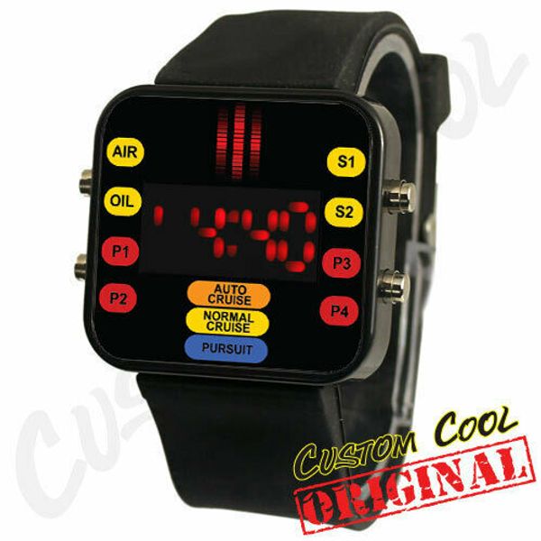 Back to the 80s Retro KITT Knight Rider Themed Unisex Geek LED Digital ...