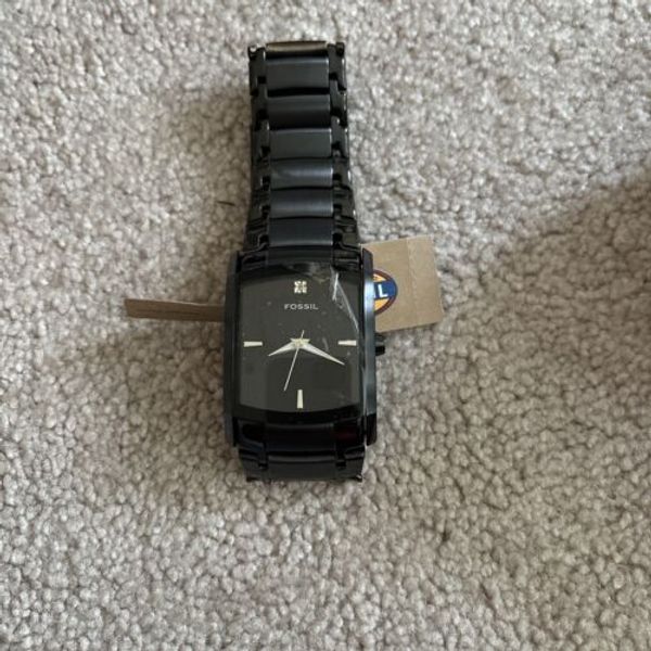 NEW Fossil Arkitekt Minimal Bold Black Men's Watch FS-4159 NEEDS ...