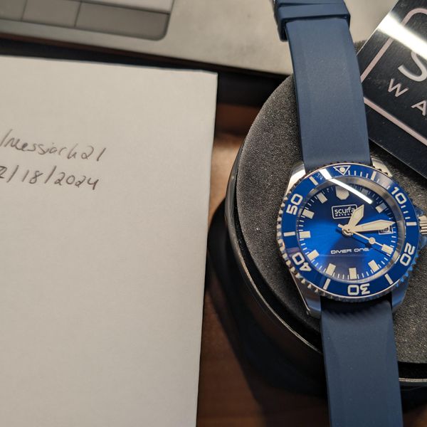 [WTS] Scurfa 10yr Anv - Blue Dial | WatchCharts Marketplace