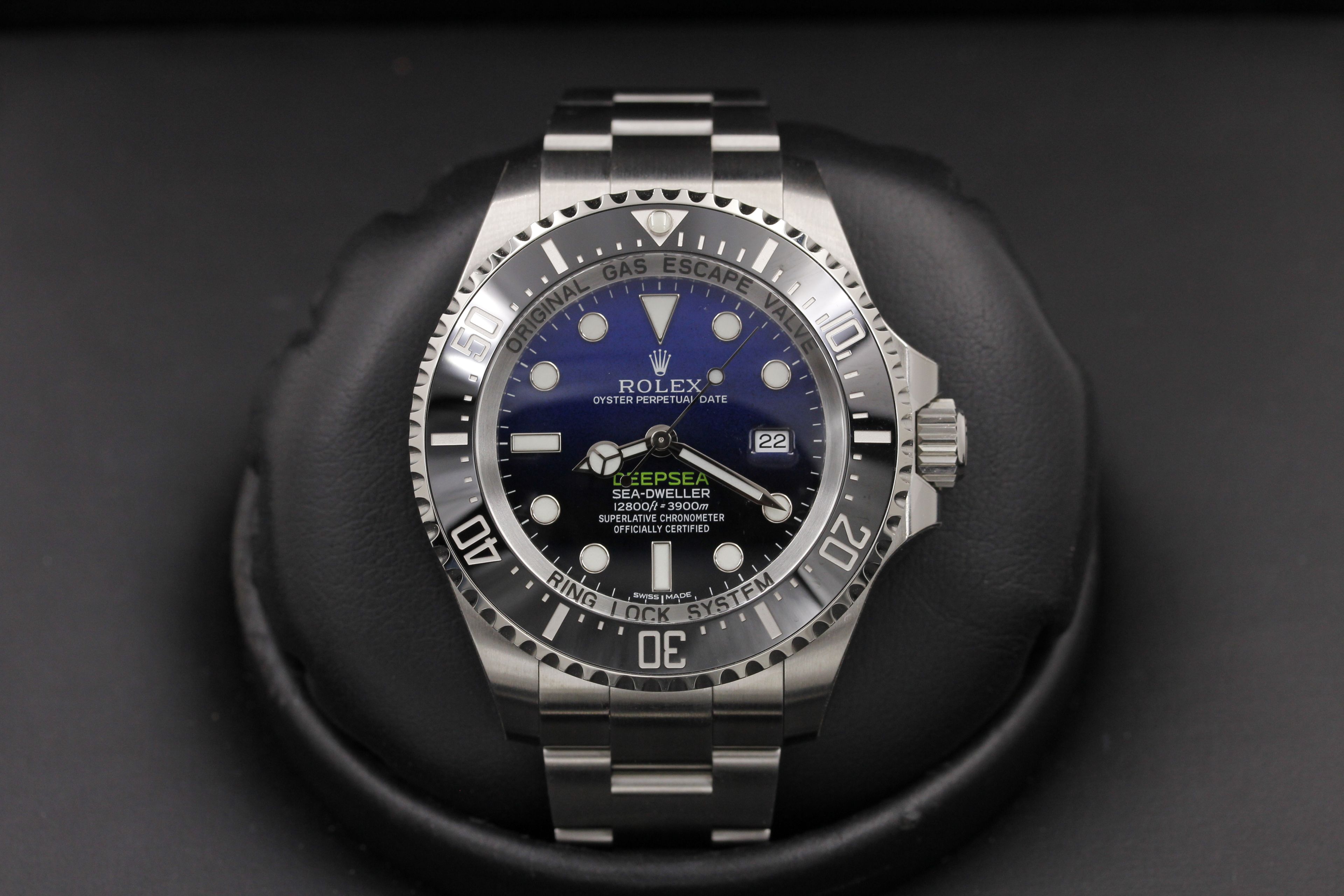 FSOT: Rolex Deep Sea - D-BLUE - DSSD - 116660 - 44mm - JAMES CAMERON - NEW IN BOX | WatchCharts ...