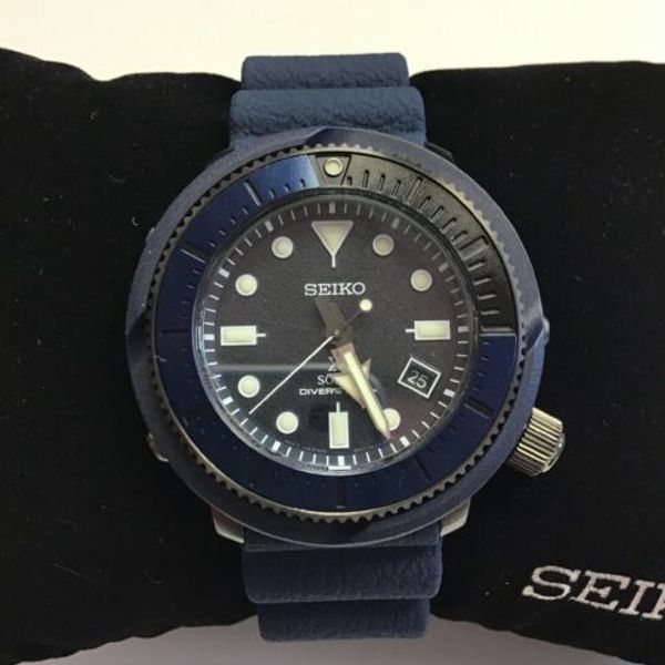 SEIKO Men's PROSPEX Street Series Blue Solar Diver's WATCH SNE533 ...