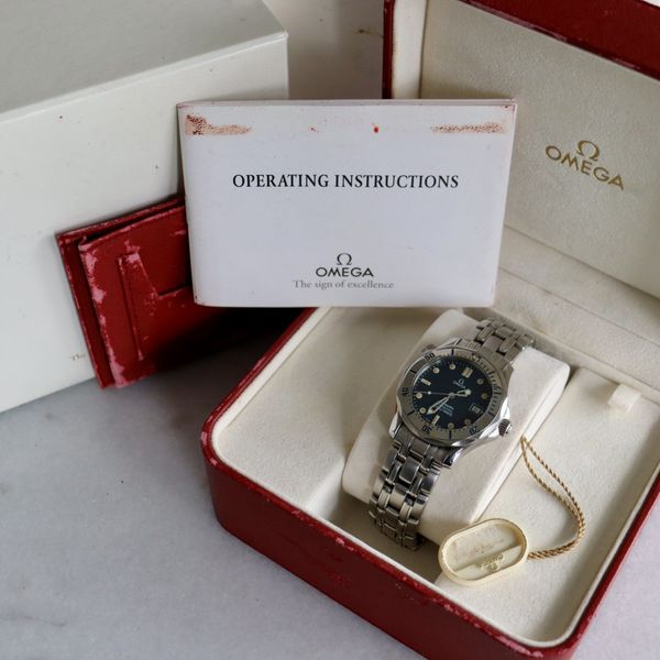 Omega Seamaster Blue Men's Watch 300m Diver Bond Professional ORIGINAL ...
