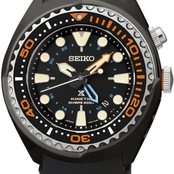 Seiko SUN023 GMT Prospex Kinetic Men's Watch | WatchCharts