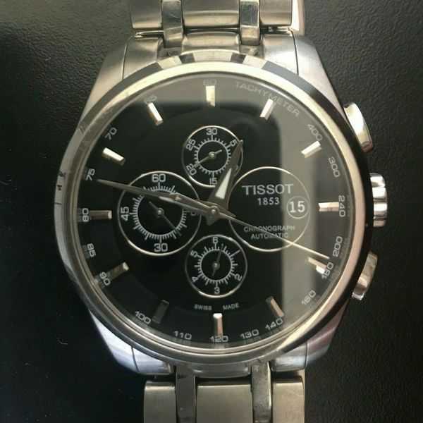 Tissot Mens Watch TO35627A Couturier Automatic Chronograph Excellent Condition | WatchCharts ...