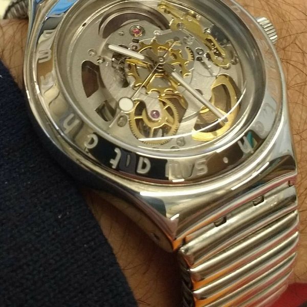Swatch Body And Soul / Irony Automatic Watch / YAS100A / Skeleton ...