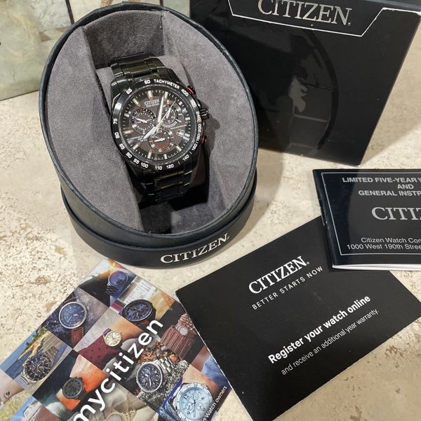 Citizen Eco Drive Perpetual Radiocontrolled Watch E650 cal.GN-4W-S Red ...