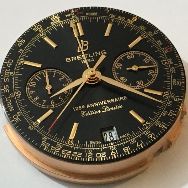 RARE BREITLING LIMITED EDITION 125th ANNIVERSARY AUTOMATIC CHRONOGRAPH ...