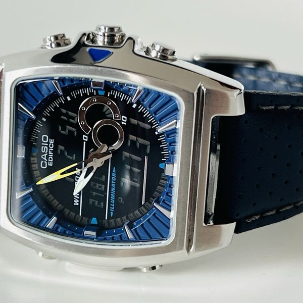 Casio Edifice EFA-120 [4334] QUARTZ ANA-DIGI WATCH WORLD TIME CHRONO ...