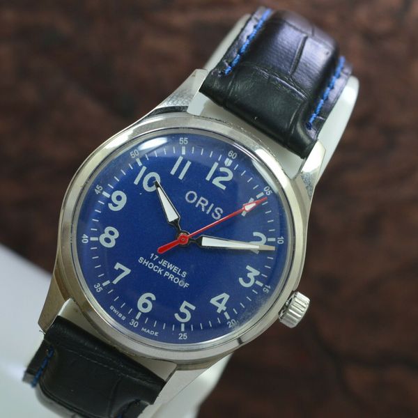 Beautiful Oris Hand Wind ST 96 17 Jewels Men's Wrist Watch | WatchCharts