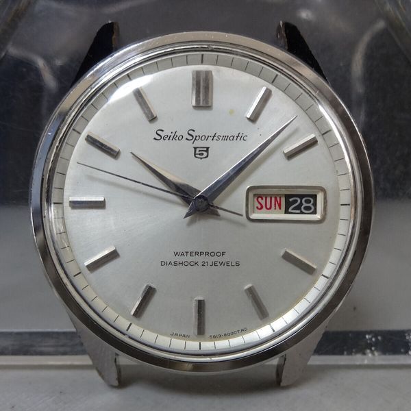 Vintage 1965 SEIKO Automatic watch [Seiko Sportsmatic 5] 21 Jewels 6619-8030 | WatchCharts