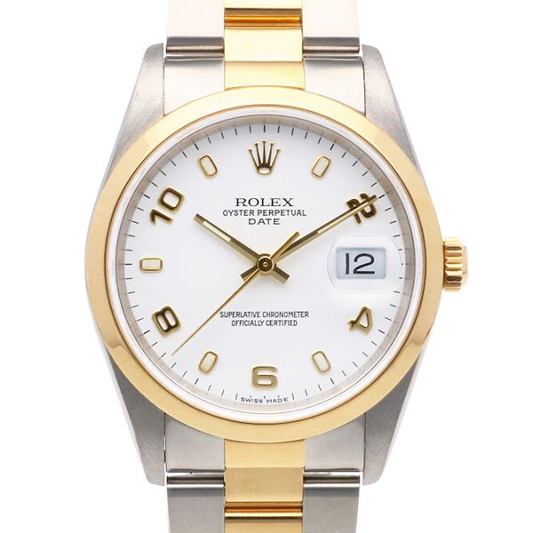 Rolex ROLEX Date Oyster Perpetual Watch Stainless Steel 15203 Men's ...