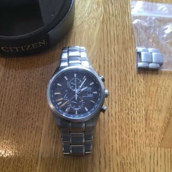 citezen eco drive Perpetual World Chronograph Watch H800-5080606 ...