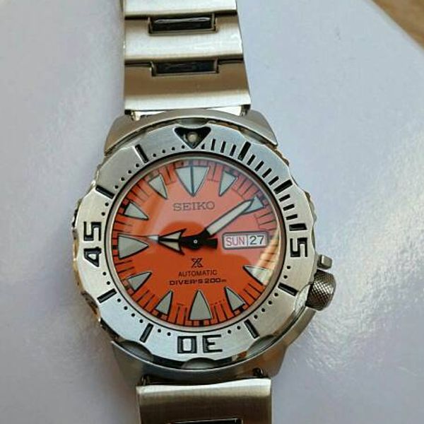 FS: Seiko SRP309 Orange Monster 2nd generation with X dial | WatchCharts