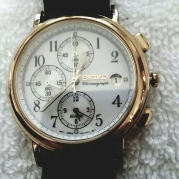 37.5mm Seiko Chronograph 7T62-0AY0 | WatchCharts Marketplace