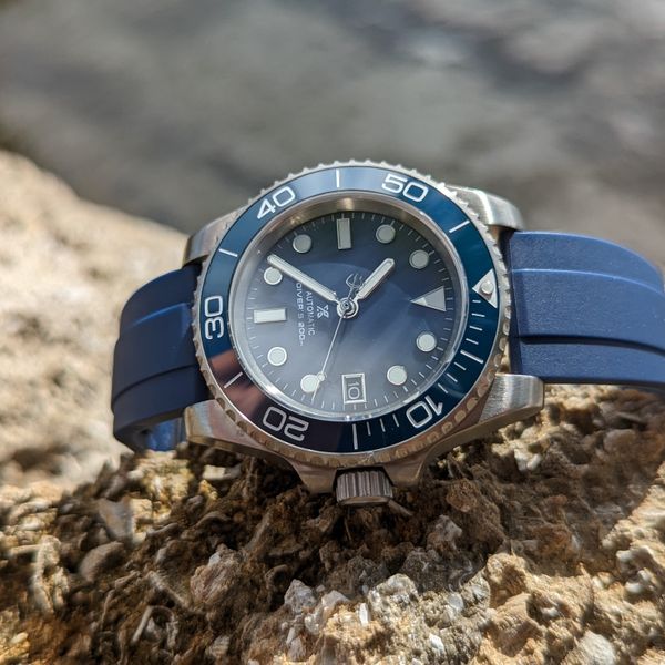 [WTS] Custom Built Titanium Seiko NH35 Powered Diver | WatchCharts ...