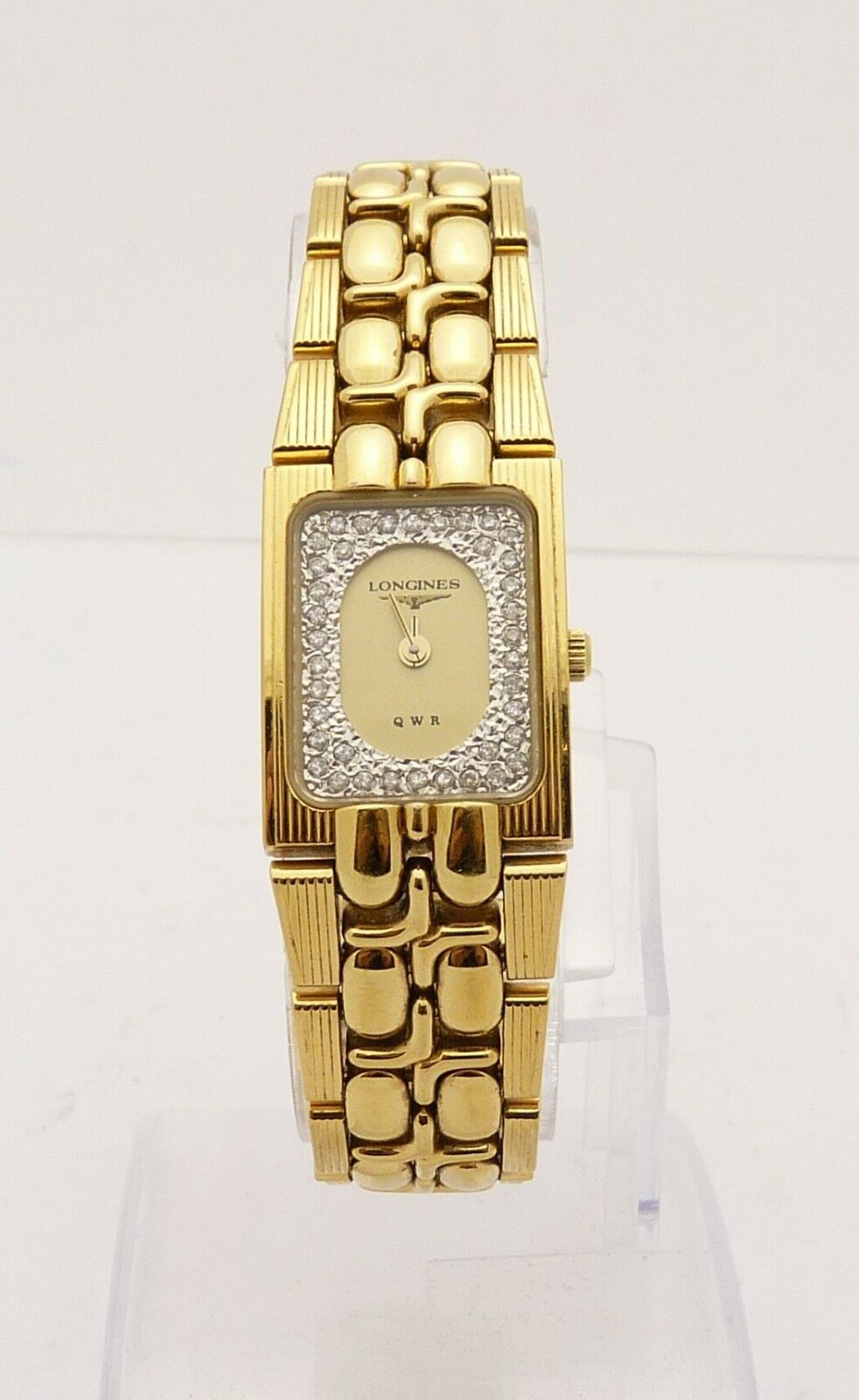 LONGINES QWR CMZ 5743 Vintage Gold Tone Ladies Watch LONGINES QWR CMZ 5743 Vintage Gold Tone Ladies Watch