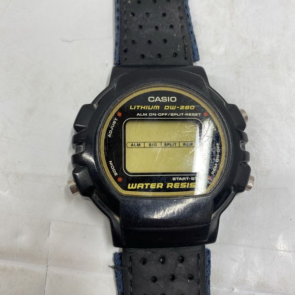 Mens Casio Digital Chronograph Watch 1000 DW-280 Very good condition ...