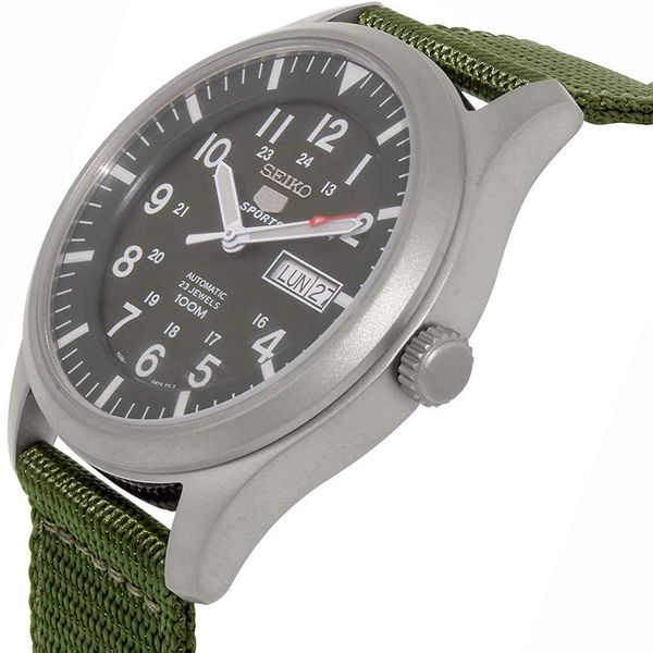 Seiko 5 Sport Automatic Khaki Men's SNZG09K1 | WatchCharts Marketplace