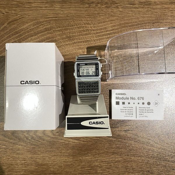 Vintage Casio DBC-610A-1AZD Databank Rare Calculator Watch NOS ...