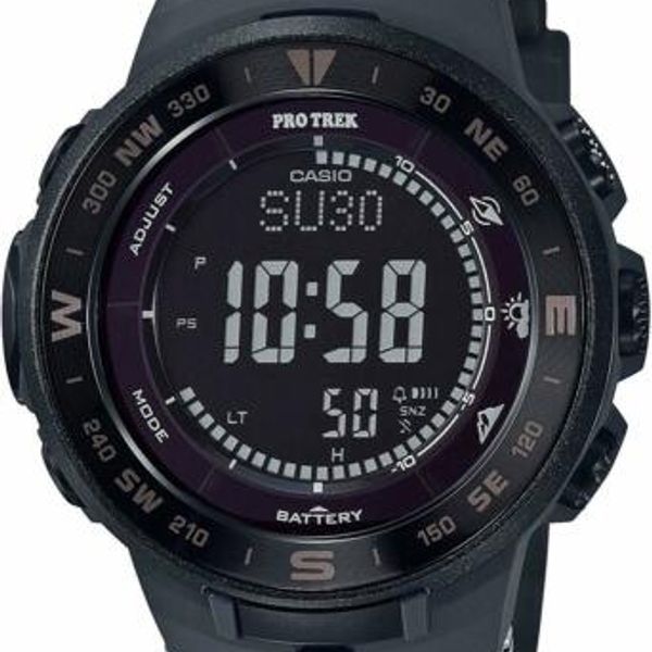 Casio Watch Protrek Solar PRG-330-1AJF Men's Black | WatchCharts ...