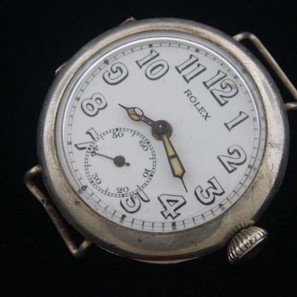 Vintage Rolex WW1 Enamel Dial Officer Military Menâ s Watch - For ...