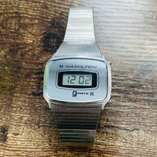 Vintage HAMILTON Quartz TL 3H Digital Watch Works W New Battery ...