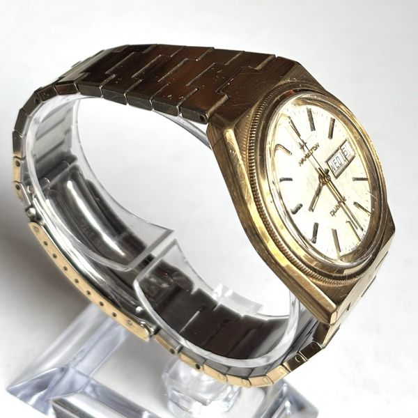 1970s Hamilton Quartz 7J Day Date Working Watch | WatchCharts Marketplace