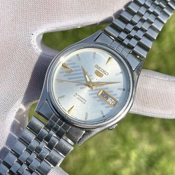 Vintage Seiko 5 Automatic Silver stripes dial Japan Made Men's Watch 7009-3101 | WatchCharts ...