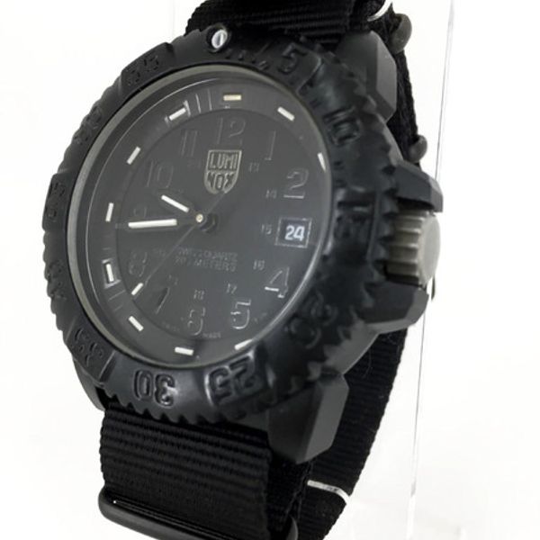LUMINOX 3050/3950 Luminox Navy Shields Watch Men's Black [Used ...