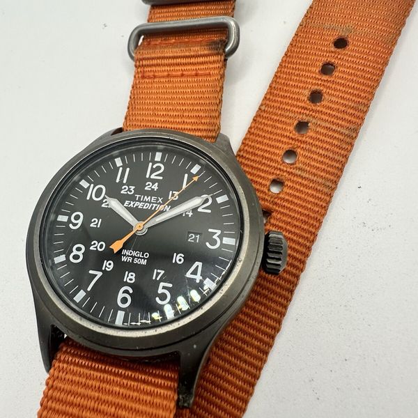 Timex Expedition Scout Military Men's Wristwatch TW4B01900 Gunmetal ...