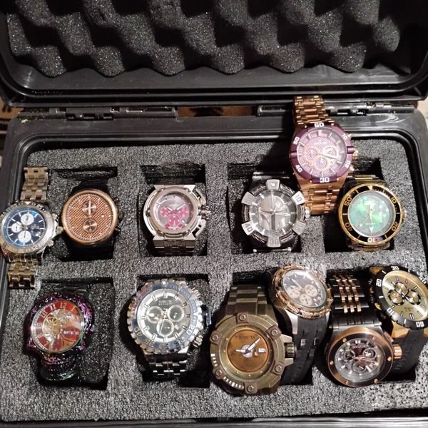 12 invicta watches with Limited edition Shaq case | WatchCharts Marketplace