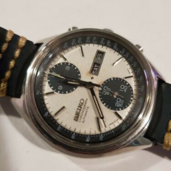 Vintage Seiko Panda Chronograph Automatic Watch | WatchCharts Marketplace